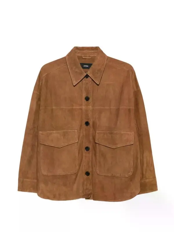 ARMA Kaylee Suede Jacket - Brown