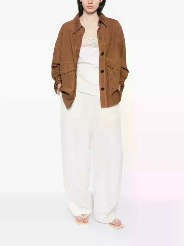 ARMA Kaylee Suede Jacket - Brown