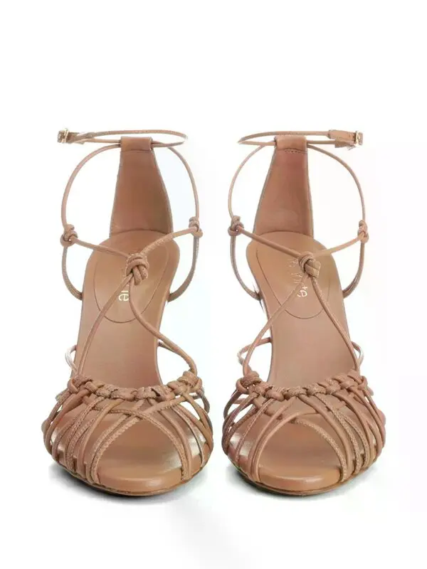 FORTE_FORTE Strappy High Heel Sandals With Buckle Fastening