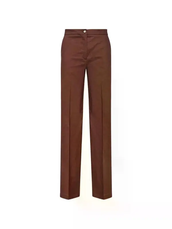 Pinko Button-fastening Trousers - Brown