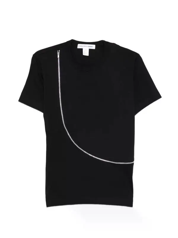 Comme Des Garçons Zip Knitted T-shirt