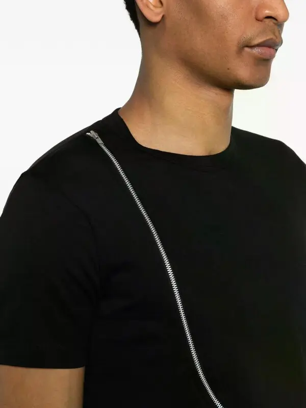 Comme Des Garçons Zip Knitted T-shirt