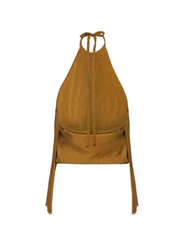 Pinko Self-tie Top - Brown