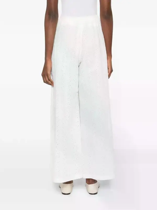FORTE_FORTE Dot Trousers - White