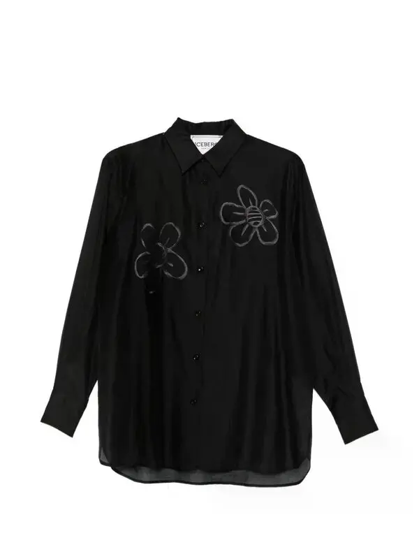 Iceberg Floral-embroidered Shirt