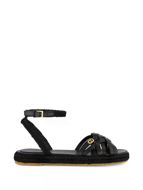 Valentino Garavani Vlogo Signature Interwoven Sandals