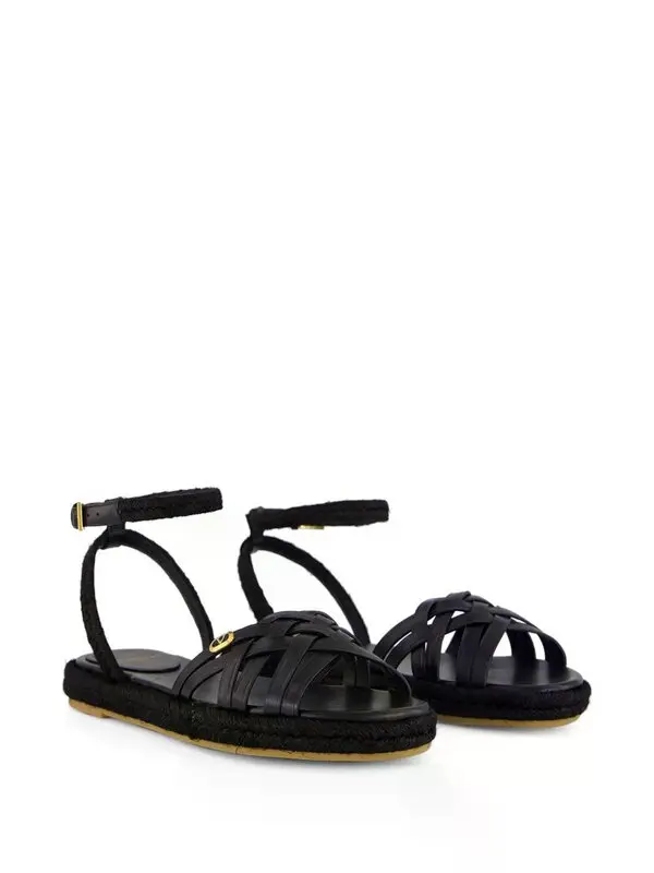 Valentino Garavani Vlogo Signature Interwoven Sandals
