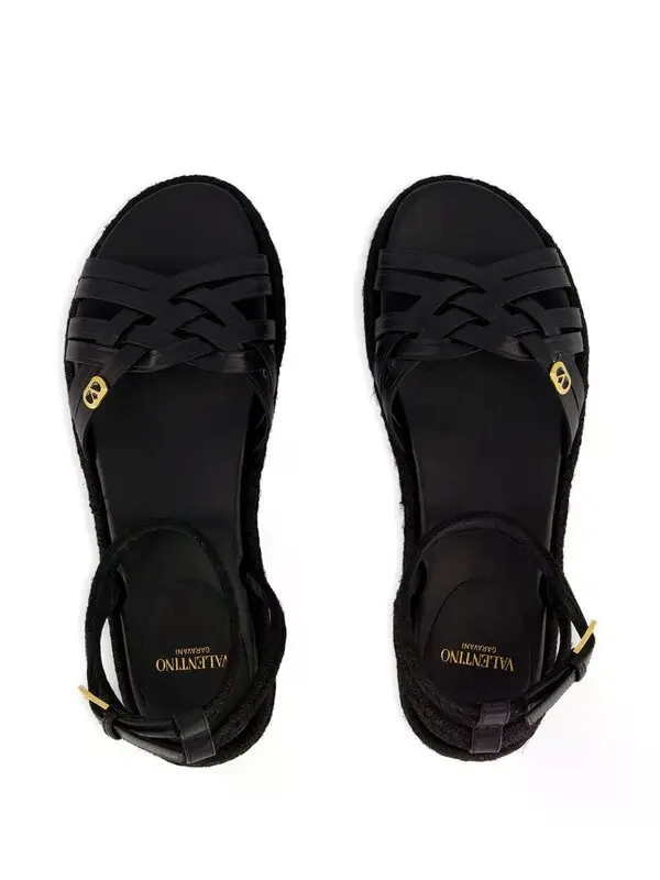 Valentino Garavani Vlogo Signature Interwoven Sandals