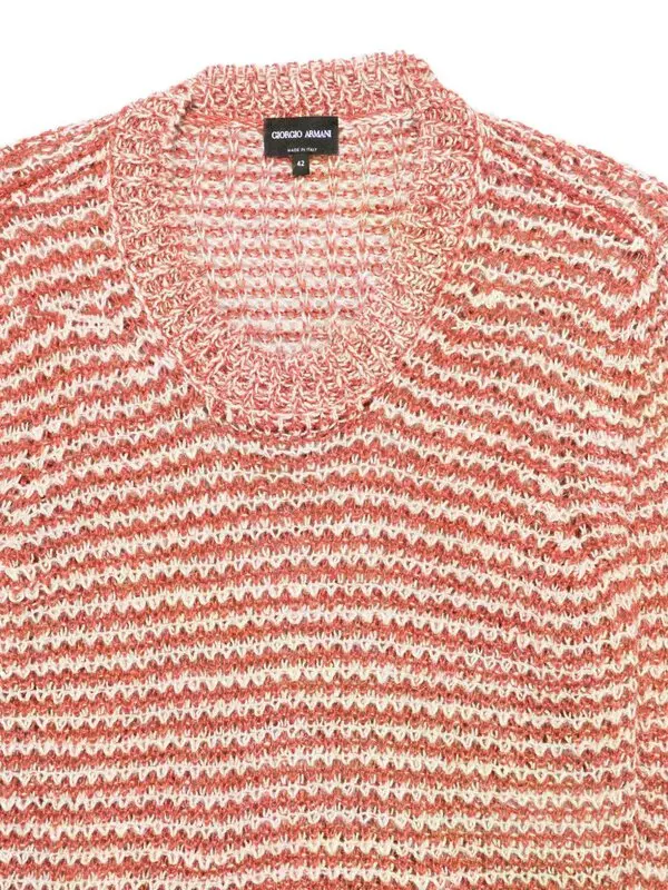 Giorgio Armani Open-knit Sweater