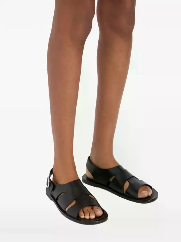Proenza Schouler Capri Caged Sandals - Black