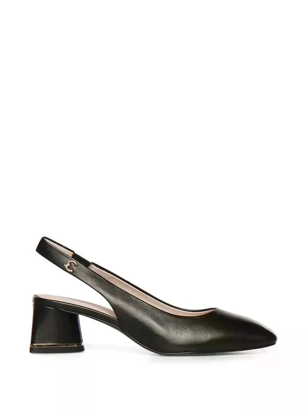 COCCINELLE Heeled Slingback Pumps - Black
