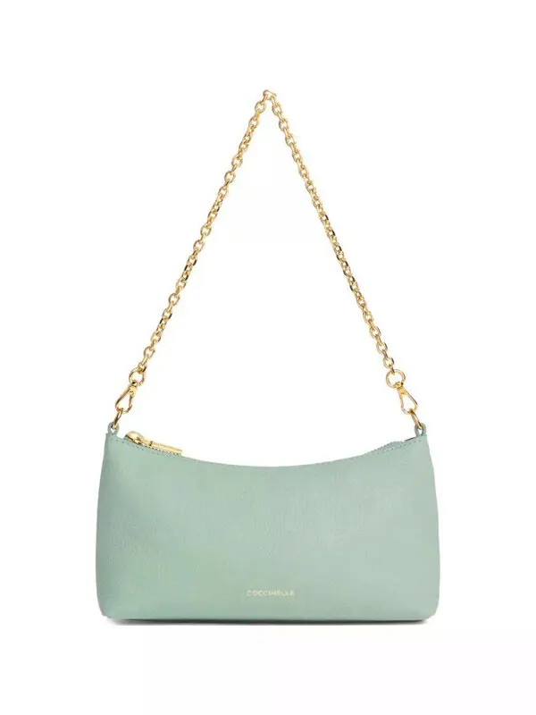 COCCINELLE Mini Aura Chain-strap Shoulder Bag - Green