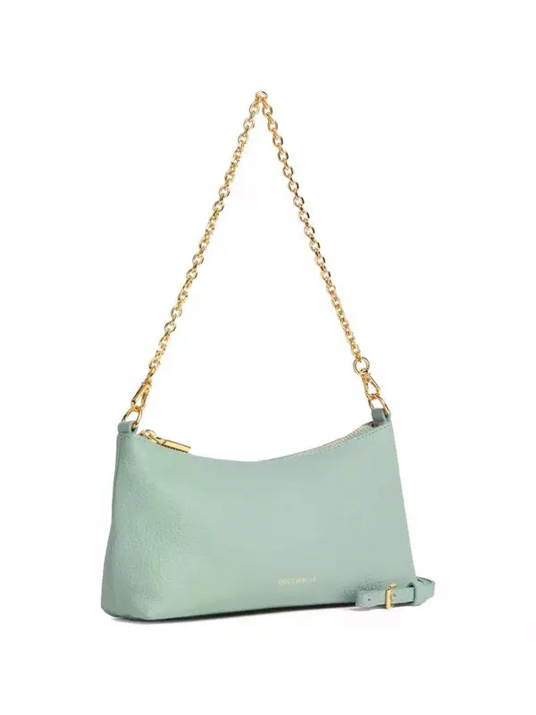 COCCINELLE Mini Aura Chain-strap Shoulder Bag - Green