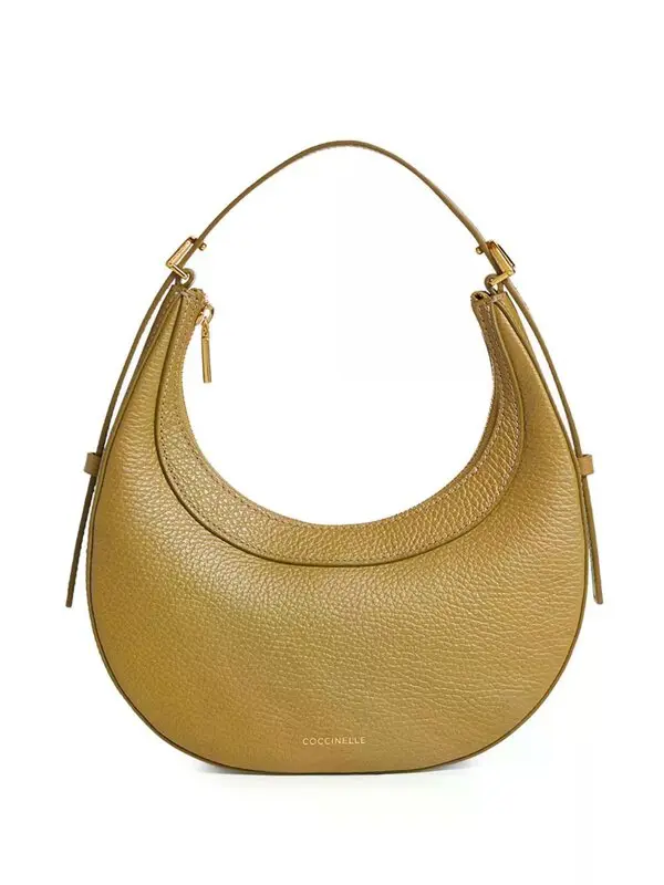 COCCINELLE Mini Grained-leather Shoulder Bag - Green