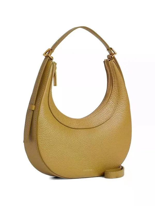 COCCINELLE Mini Grained-leather Shoulder Bag - Green