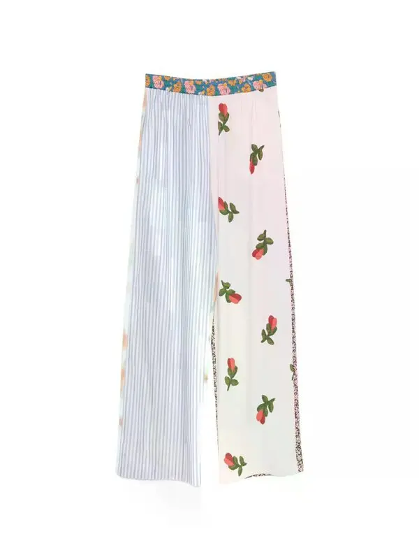 Moschino Floral-print Palazzo Pants