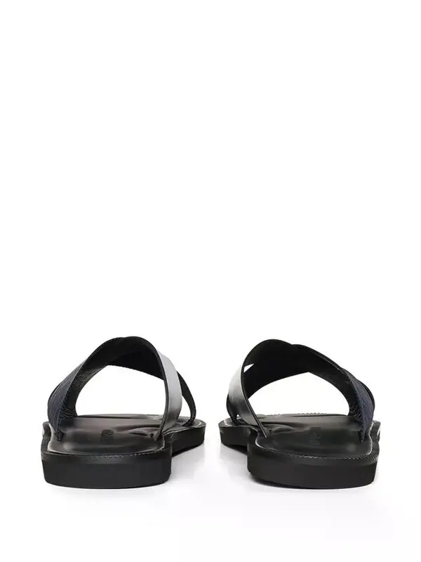 Emporio Armani Crossover-strap Sandals - Blue