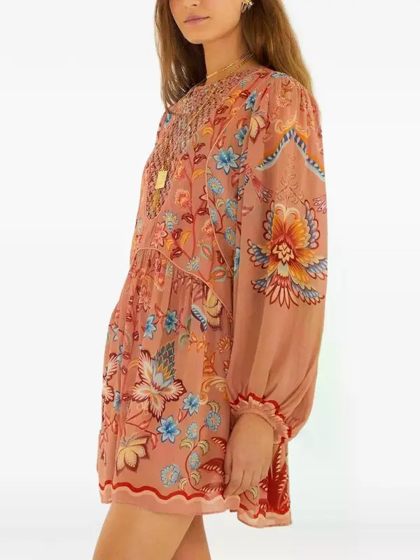 Farm Rio Floral-print Blouse
