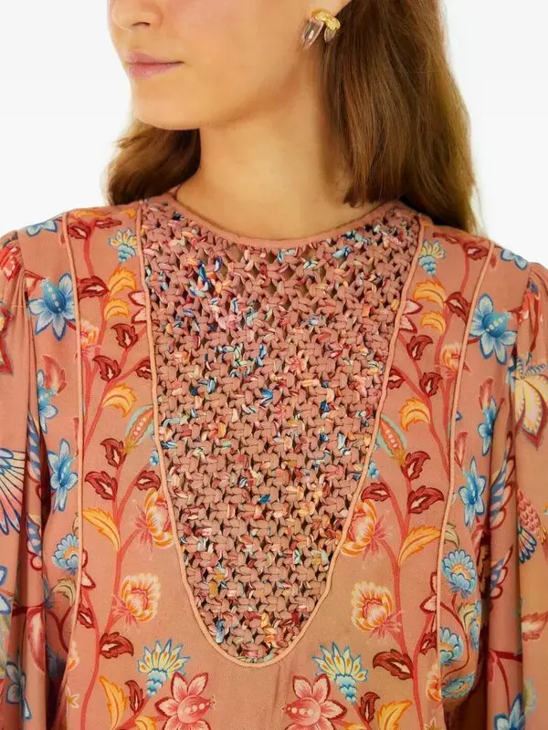 Farm Rio Floral-print Blouse