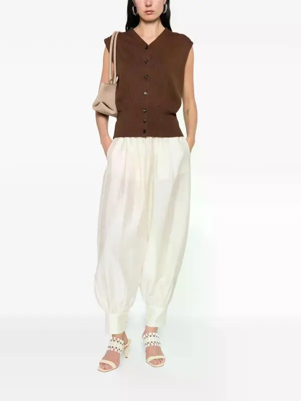 CORDERA Button Down Vest - Brown