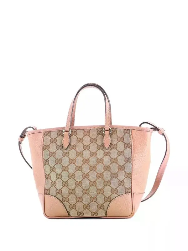 Gucci Bree Convertible Gg Canvas Tote - Brown