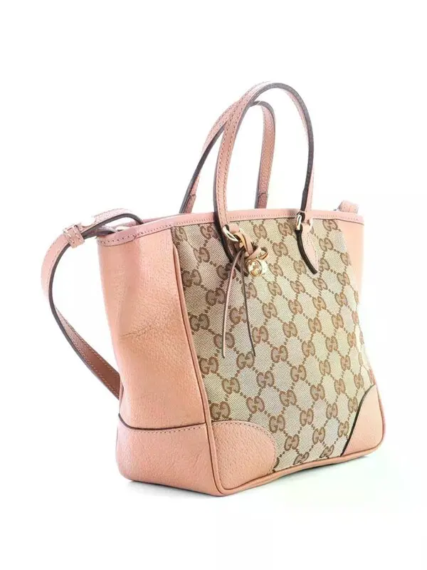 Gucci Bree Convertible Gg Canvas Tote - Brown