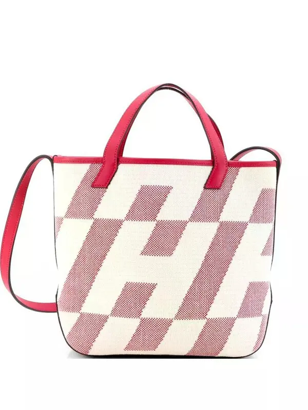 Hermès Cabas H En Biais 27 Tote - Pink