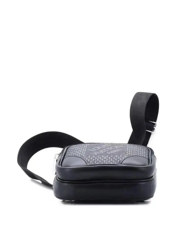 LOUIS VUITTON Amazone Sling Bag Limited Edition Damier Graphite 3d - Black