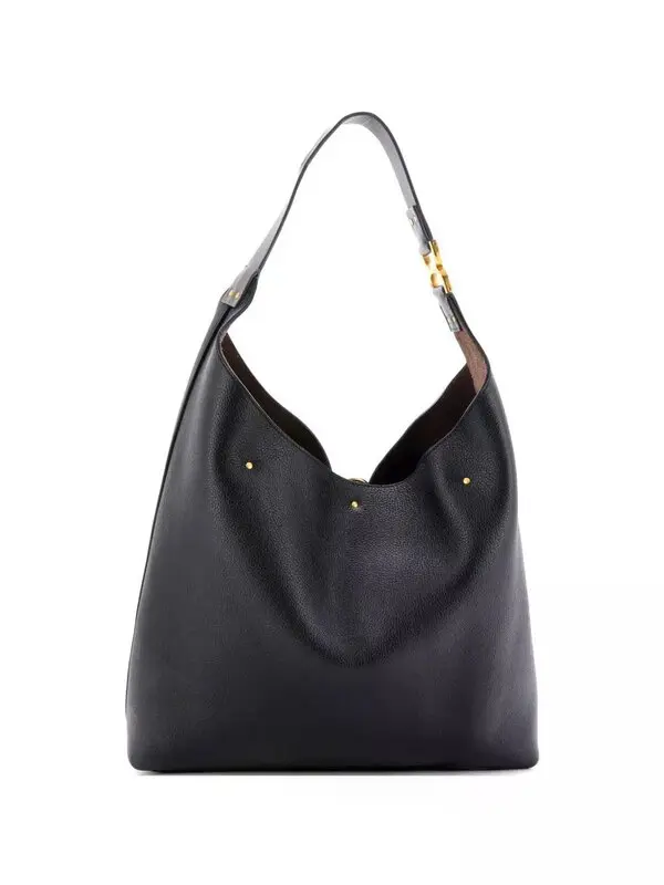 Chloé Marcie Nm Leather Hobo Bag - Black