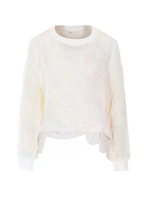 MAURIZIO PECORARO Openwork Knit Sweater