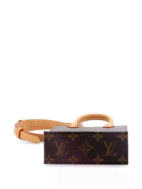 LOUIS VUITTON Petit Sac Plat Monogram Canvas - Brown