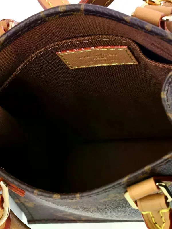 LOUIS VUITTON Petit Sac Plat Monogram Canvas - Brown
