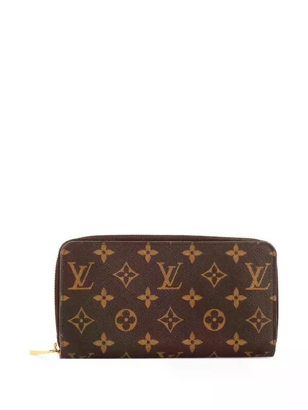 LOUIS VUITTON Zippy Wallet Monogram Canvas Small Wallets - Brown