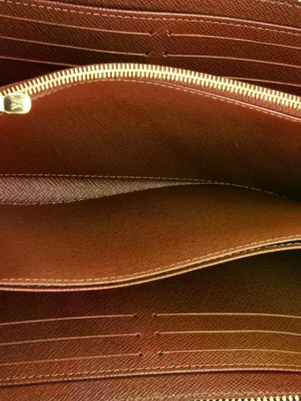 LOUIS VUITTON Zippy Wallet Monogram Canvas Small Wallets