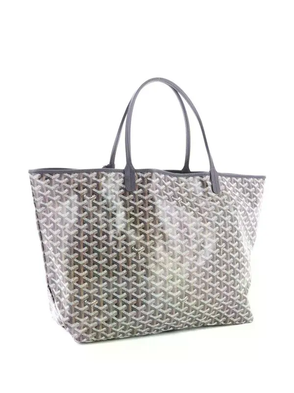 Goyard Saint Louis Coated Canvas Gm Tote Bag - Black