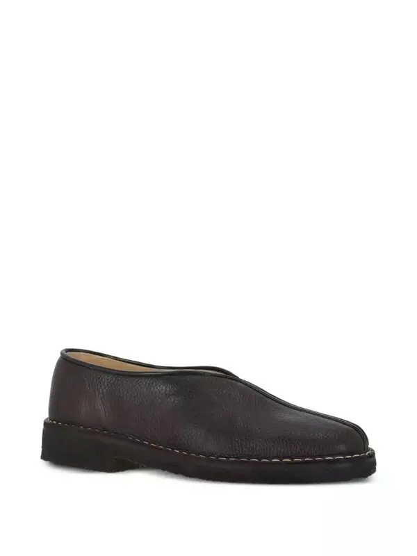 LEMAIRE Leather Loafers - Brown