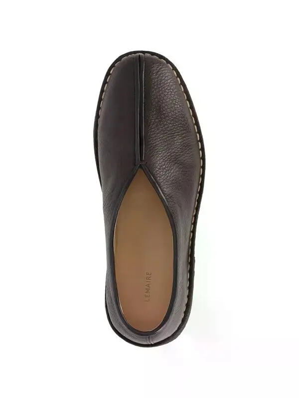 LEMAIRE Leather Loafers - Brown
