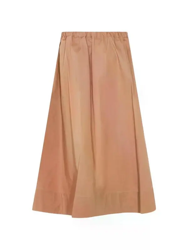 NINE:INTHE:MORNING Pleated Midi Skirt - Orange