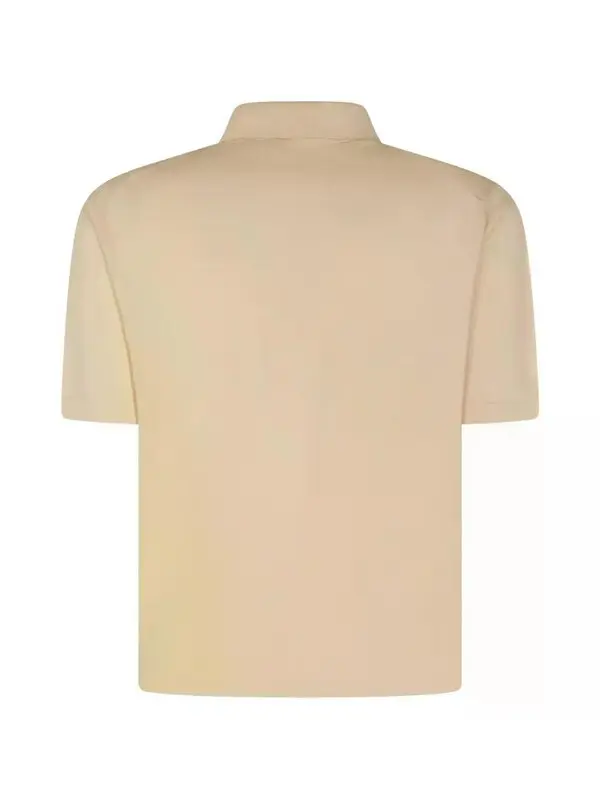 PIACENZA CASHMERE 1733 Vertical-stripe Polo Shirt - Neutrals
