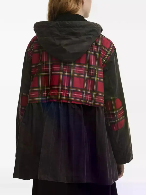 Barbour X Ganni Plaid-pattern Coat