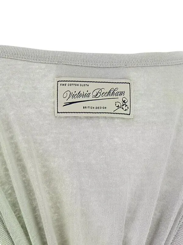 Victoria Beckham Scoop-neck Cut-out Tank Top - Grey