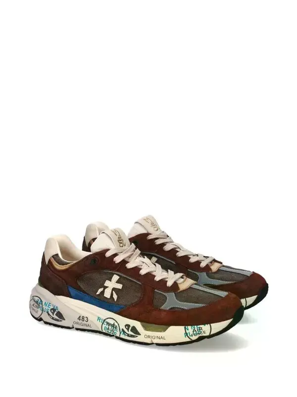 Premiata Mase 25 Logo-detail Sneakers - Brown