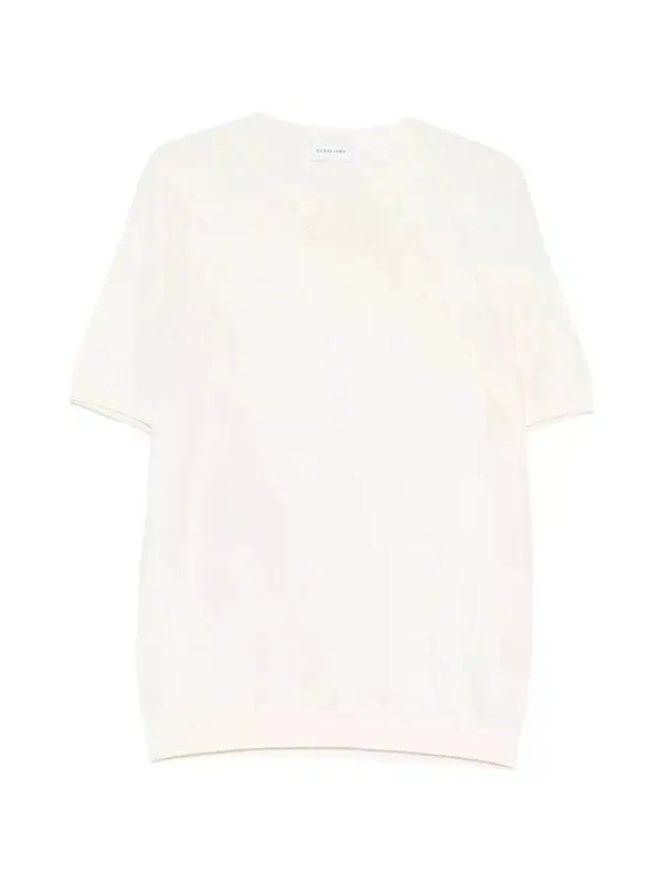 SCAGLIONE Argyle Pattern T-shirt