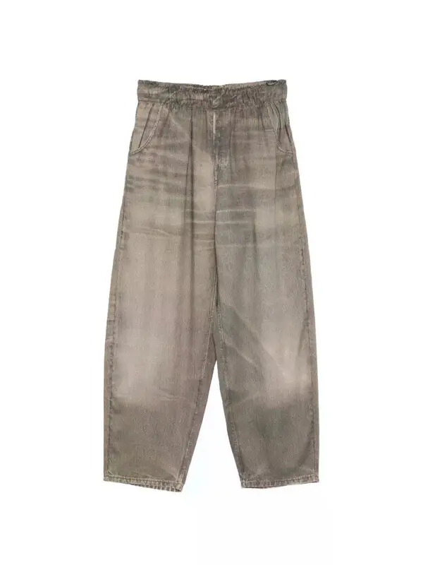 DEHA Elasticated-waist Trousers - Grey