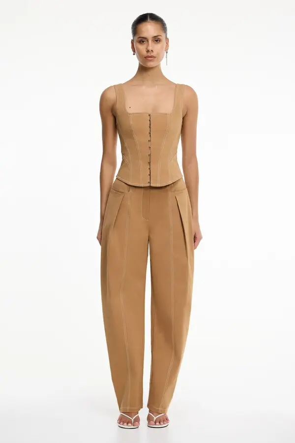 Significant Other Barrel Silhouette Pant - Cedar