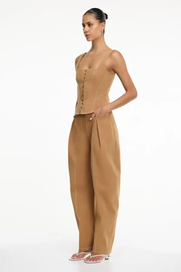 Significant Other Barrel Silhouette Pant - Cedar