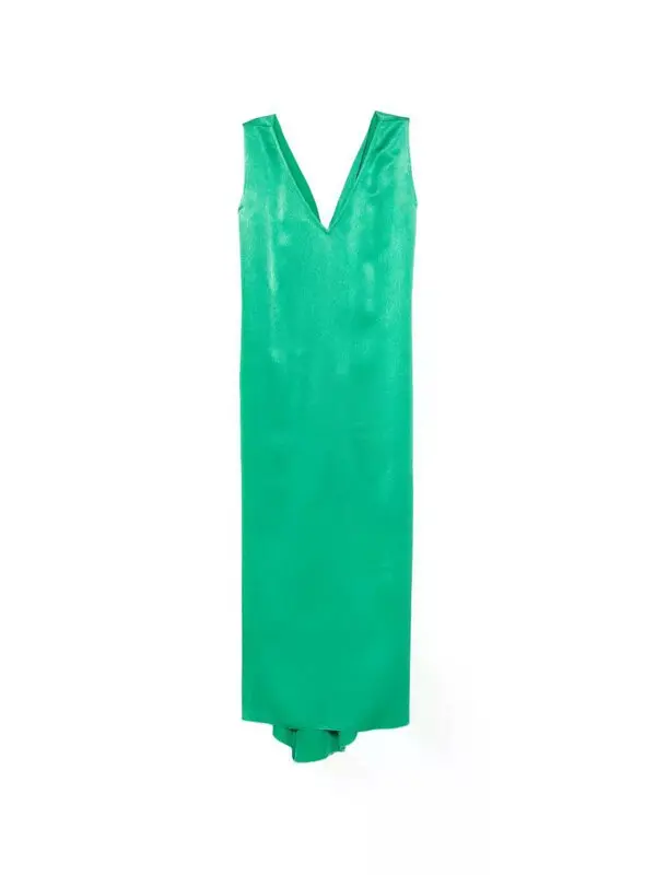 STEPHAN JANSON V-neck Midi Dress - Green