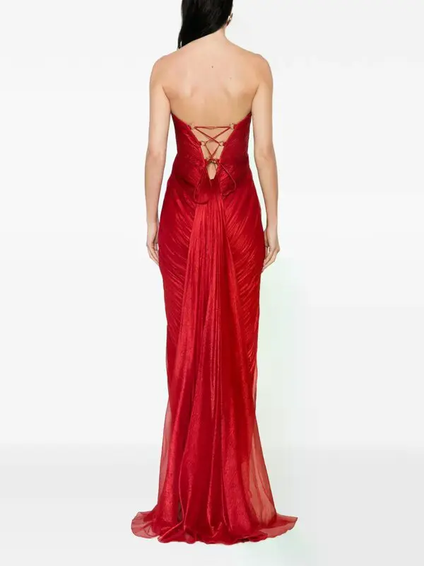 MARIA LUCIA HOHAN Julieta Draped Dress