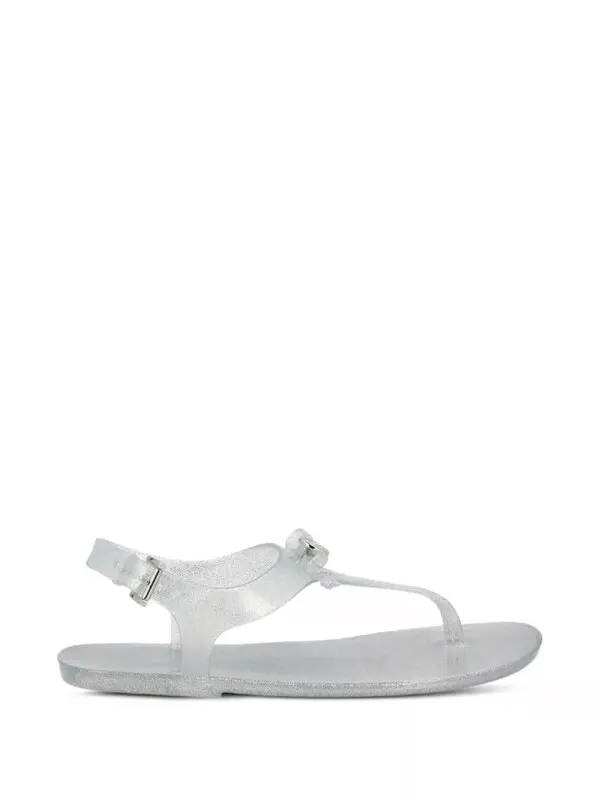 Michael Kors Logo-detail Sandals - Silver