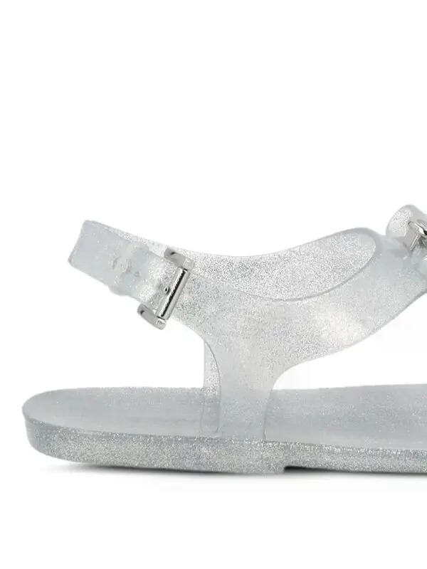 Michael Kors Logo-detail Sandals - Silver